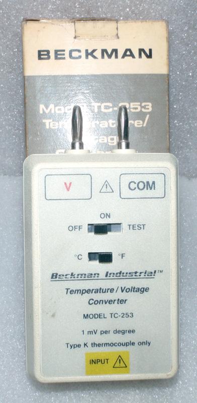 Beckman Industrial TC-253 Temperature/Voltage Converter | Garden City ... Beckman Industrial TC-253 Temperature/Voltage Converter | Garden City ...